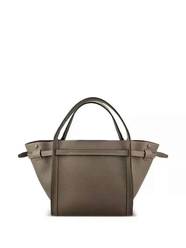 TOD'S T Signature Shopping Bag In Leather Small - Brown