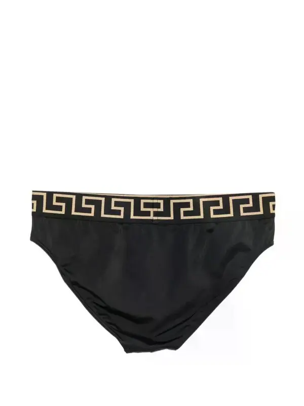 Versace Greca Medusa Swim Trunks - Black