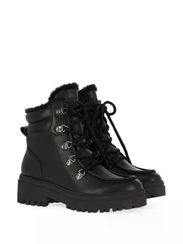 MEXX Lace-up Shearling Boots