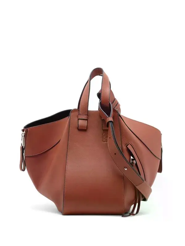 Loewe 2016 Small Leather Hammock Bag Satchel - Brown