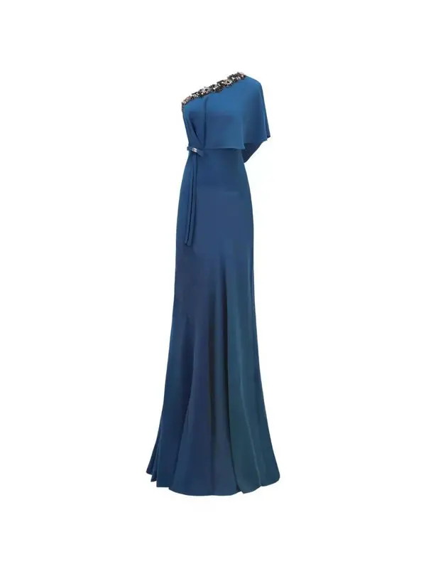 GEMY MAALOUF Embellished Maxi Dress - Blue