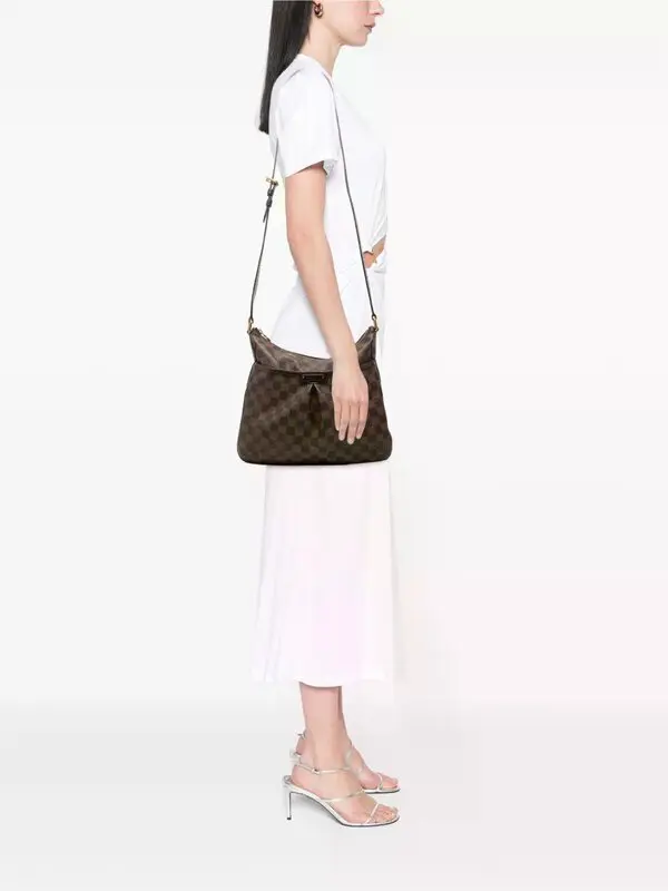 LOUIS VUITTON 2010 Damier Ebene Bloomsbury Pm Crossbody Bag - Brown