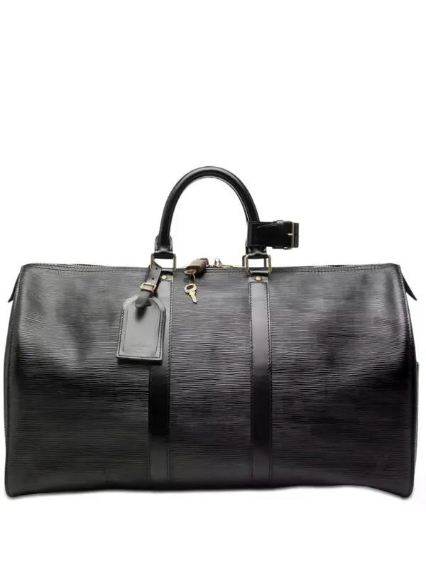 LOUIS VUITTON Epi Keepall 45 Travel Bag - Black