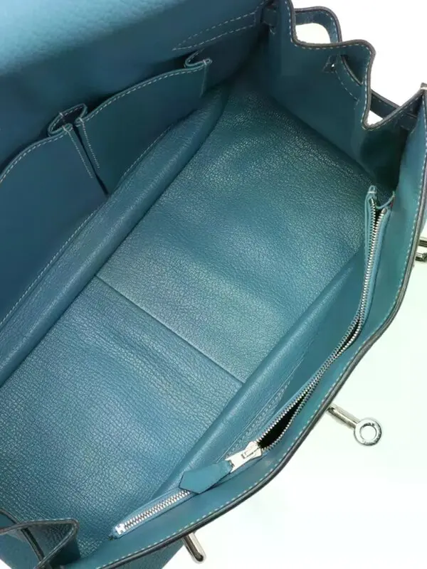 Hermès Clemence Jypsiere 34 Crossbody Bag - Blue