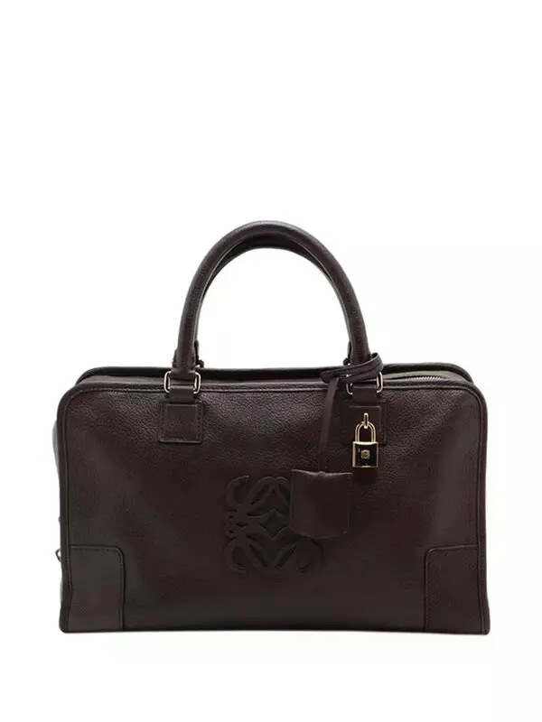 Loewe 2021-2026 Leather Amazona 36 Handbag - Brown