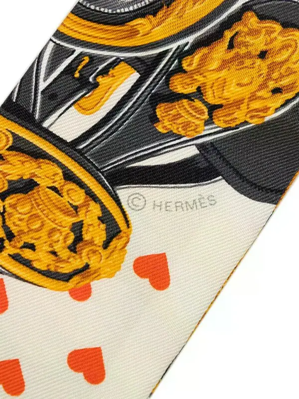 Hermès 2016-2017 Brides De Gala Love Silk Twilly Scarf Scarves