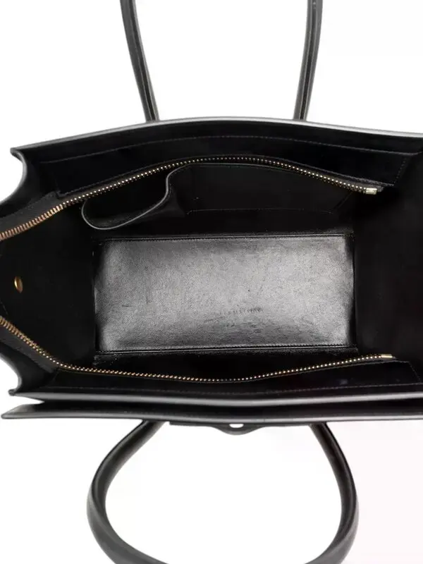 Celine Micro Luggage Tote Bag - White
