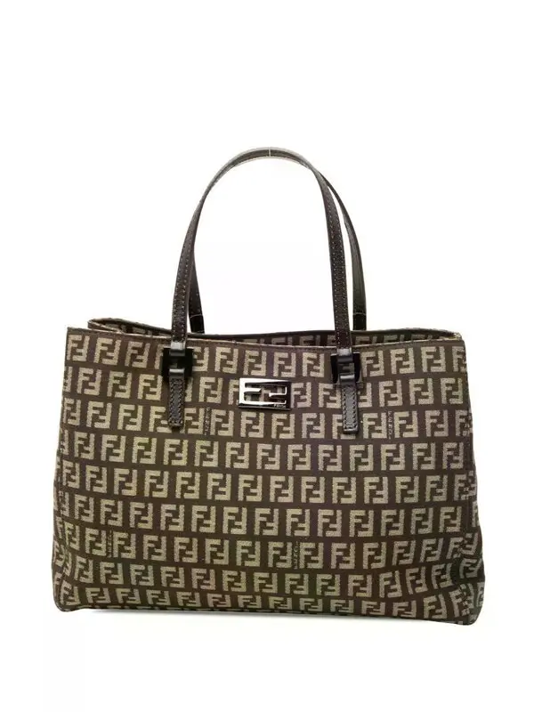 Fendi Zucchino Canvas Tote Bag