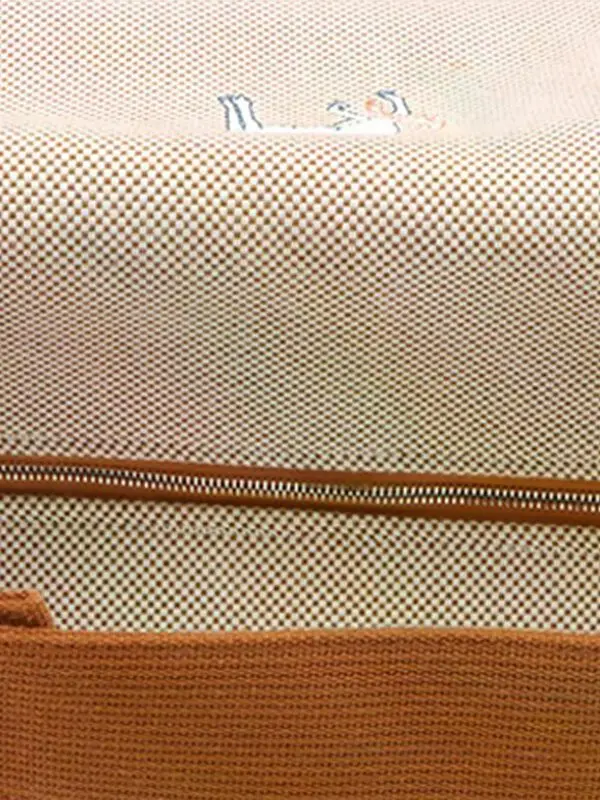 Hermès 2000-2026 Large Toile Bride A Brac Cabriole Case Vanity Bag