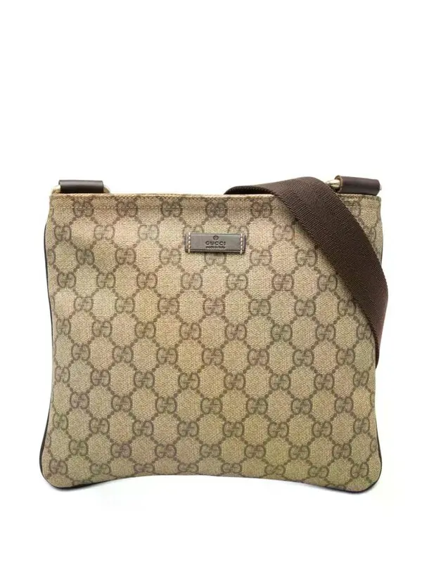 Gucci 2000-2015 Gg Supreme Crossbody Bag - Neutrals