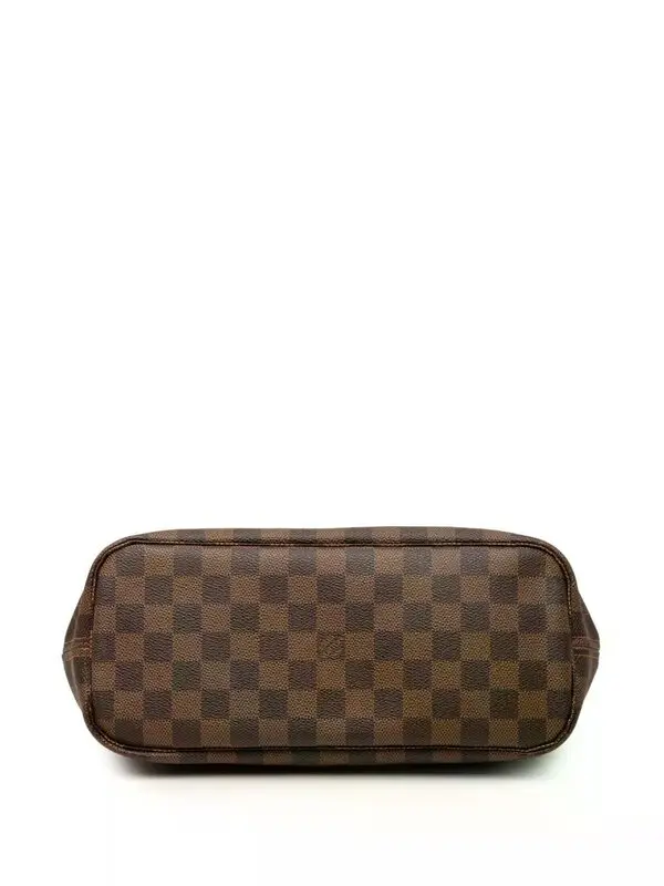 LOUIS VUITTON 2011 Damier Ebene Neverfull Pm Tote Bag
