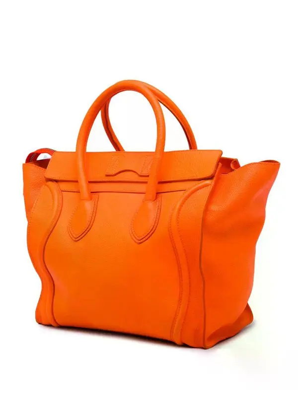 Celine 2011 Mini Leather Luggage Tote Bag