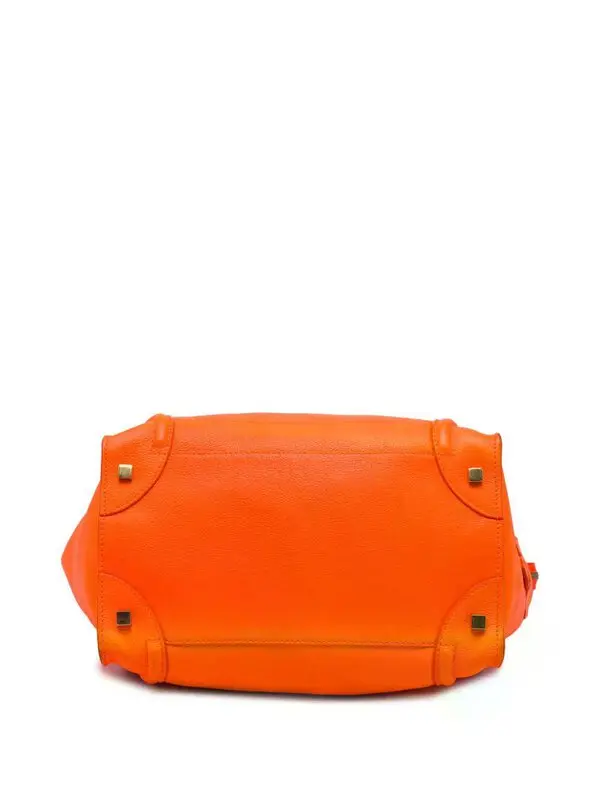 Celine 2011 Mini Leather Luggage Tote Bag