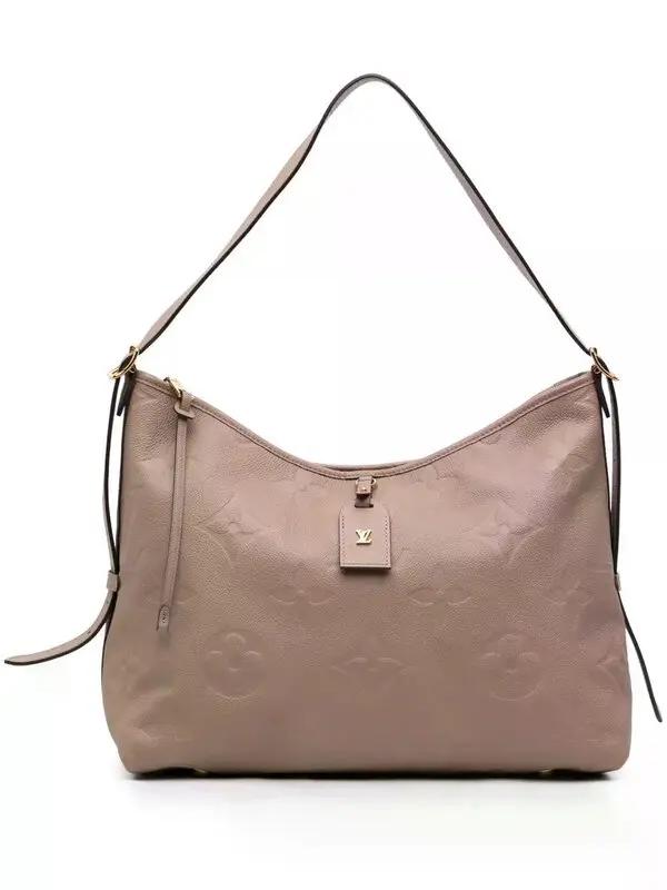 LOUIS VUITTON 2021-2026 Monogram Empreinte Carryall Mm Crossbody Bag - Brown