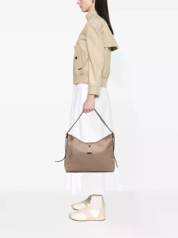 LOUIS VUITTON Monogram Empreinte Carryall Mm Bag - Brown