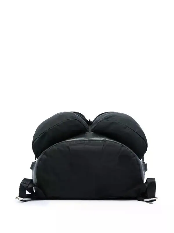 Prada Tessuto Saffiano Trimmed Backpack