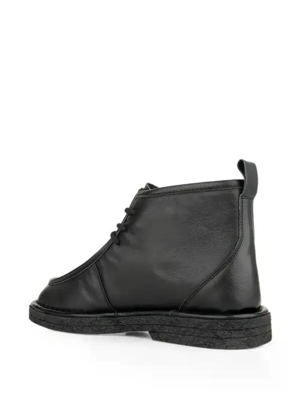 LINDA BAUMANN Leather Lace-up Ankle Boots