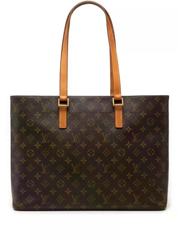 LOUIS VUITTON 2001 Monogram Luco Tote Bag - Brown