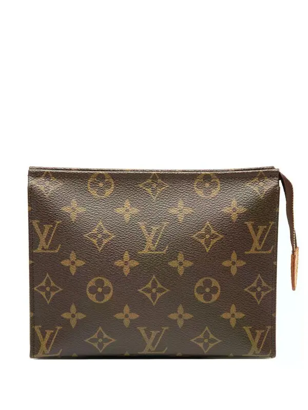 LOUIS VUITTON 2004 Monogram Toiletry Pouch 19 Clutch Bag