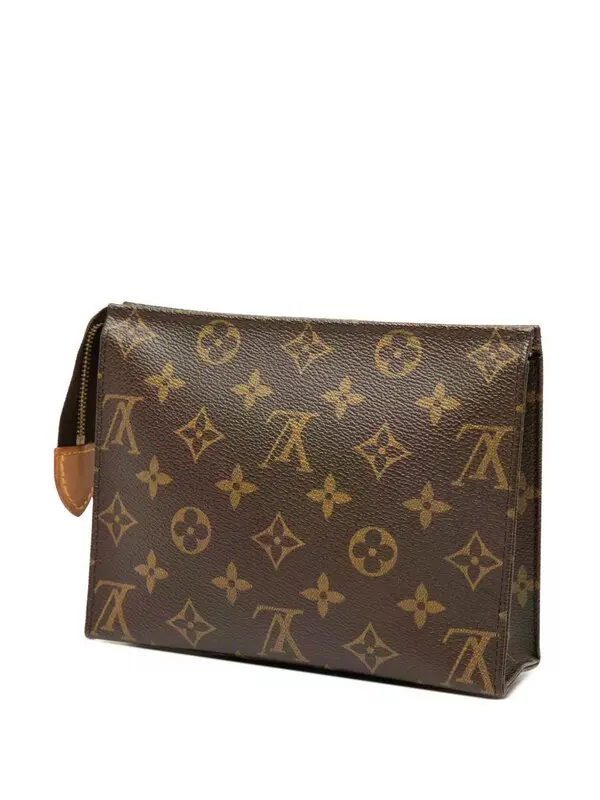 LOUIS VUITTON 2004 Monogram Toiletry Pouch 19 Clutch Bag
