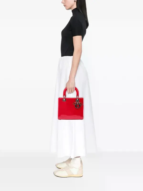 Dior 2015 Medium Patent Lady Satchel