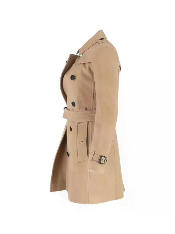 Burberry Double-breasted Belted Wool Peacoat