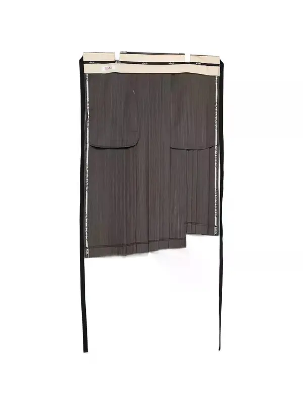 MASU Pinstriped Pleated Apron