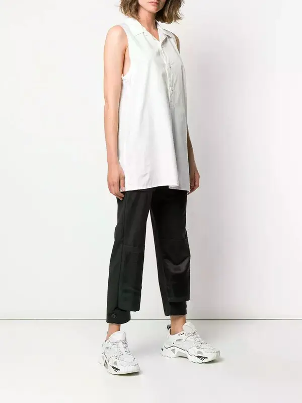 Y’s Sleeveless Asymmetric Shirt