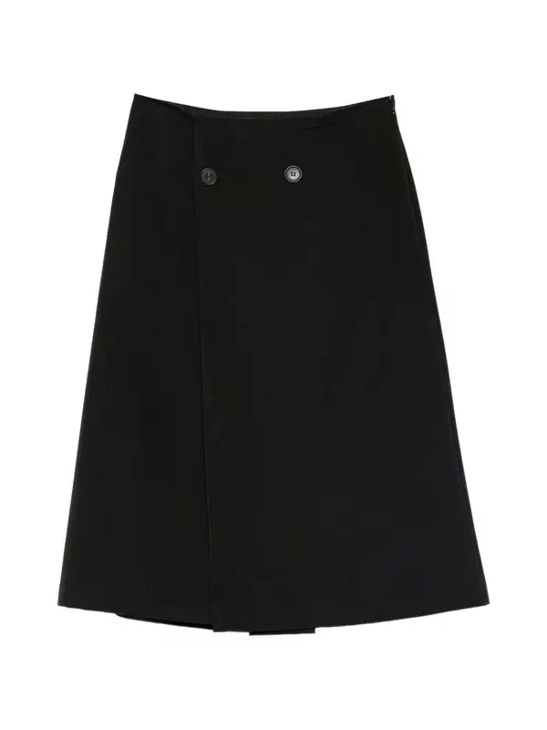 MAISON MARGIELA Button Midi Skirt - Black