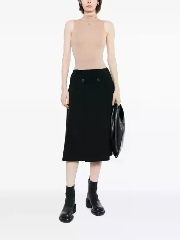 MAISON MARGIELA Button Midi Skirt
