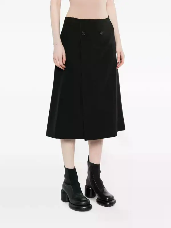 MAISON MARGIELA Button Midi Skirt