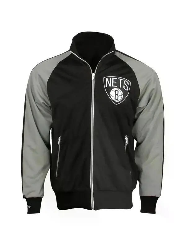 Mitchell & Ness Brooklyn Nets Logo Patch Track Jacket