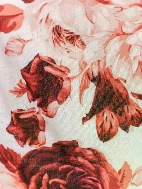 ACTUALEE Rose-print Sleeveless Top