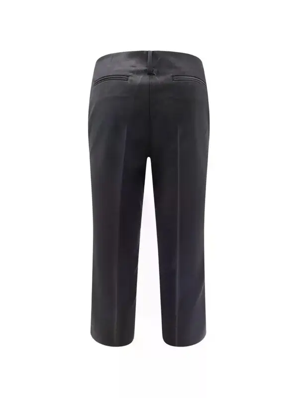 TONYWACK Side-slit Capri Trousers