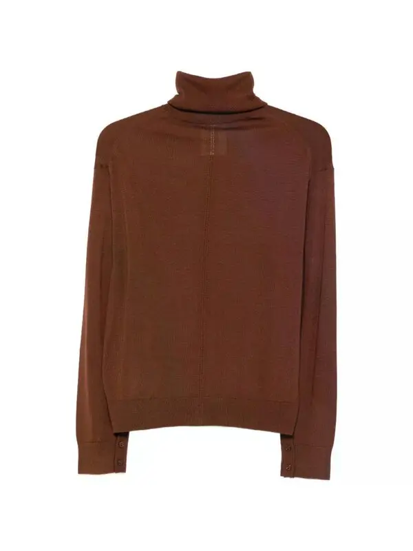 SEMICOUTURE Roll-neck Wool Sweater