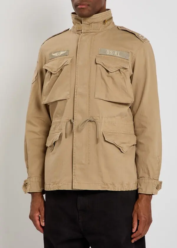 Polo Ralph Lauren Patch-appliquéd Cotton Field Jacket