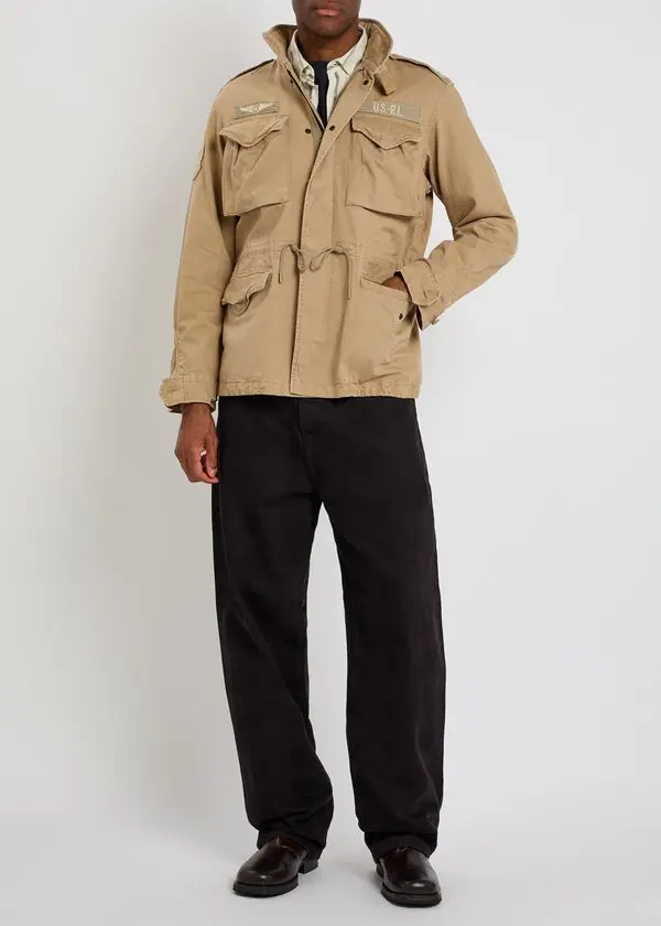 Polo Ralph Lauren Patch-appliquéd Cotton Field Jacket