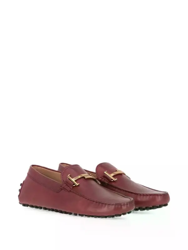 TOD'S T-logo Leather Loafers