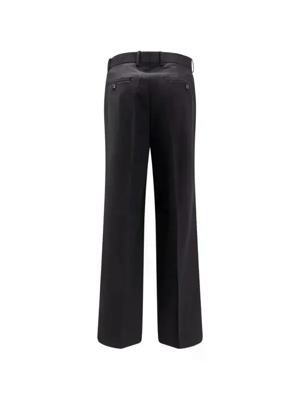 TONYWACK Pleated Wool-blend Trousers