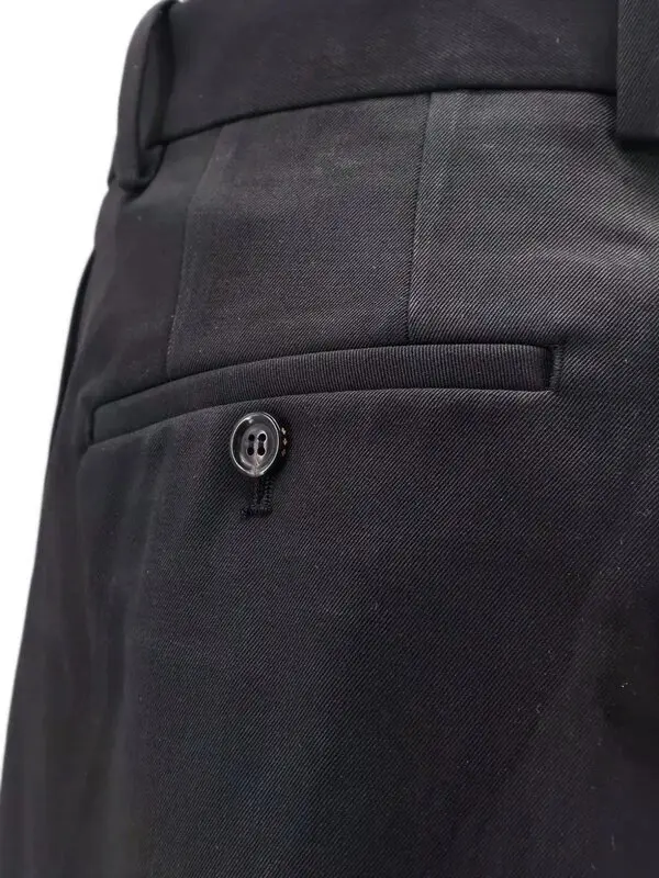 TONYWACK Pleated Wool-blend Trousers