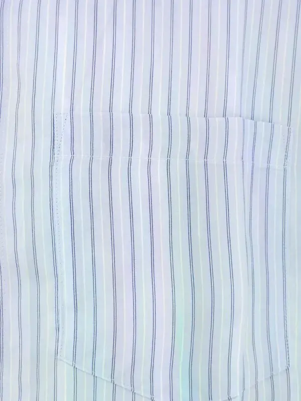TONYWACK Striped-motif Pointed-collar Shirt
