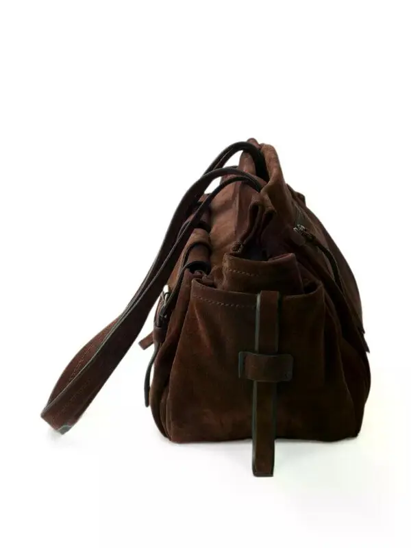 Prada Medium Suede Tote Bag
