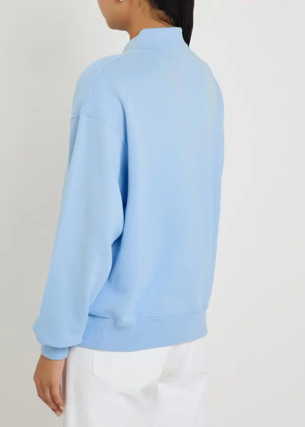 Polo Ralph Lauren Logo Embroidered Cotton-blend Polo Sweatshirt