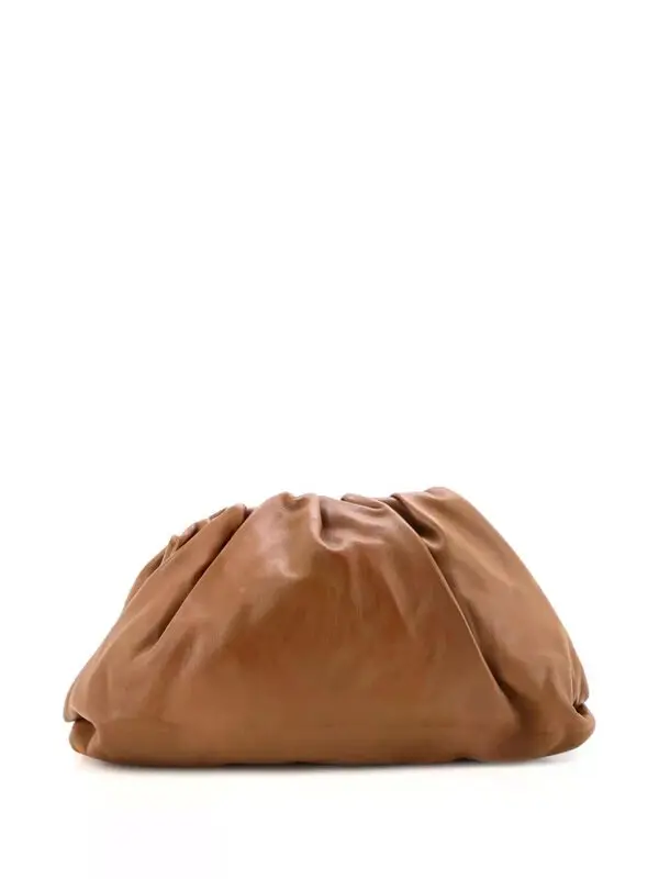 Bottega Veneta The Pouch Clutch Bag - Brown