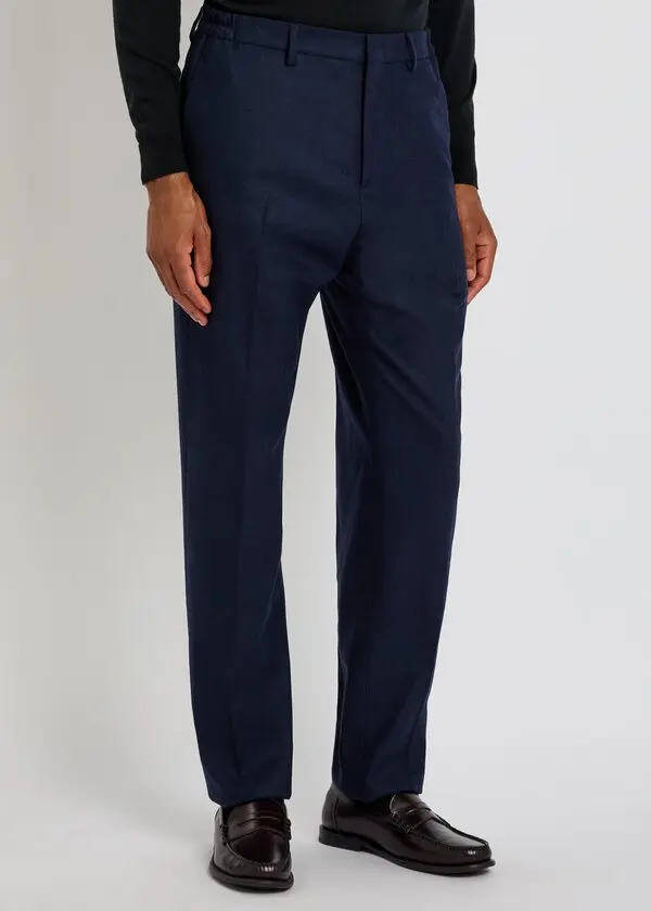 Boglioli Straight-leg Wool Trousers
