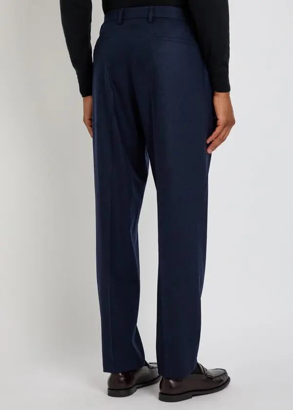 Boglioli Straight-leg Wool Trousers