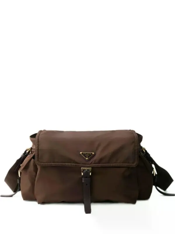 Prada Large Explore Re-nylon Shoulder Bag With Flap