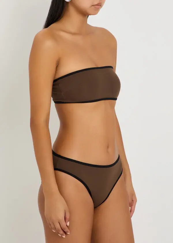 TOTEME Contrast-trim Bikini Briefs