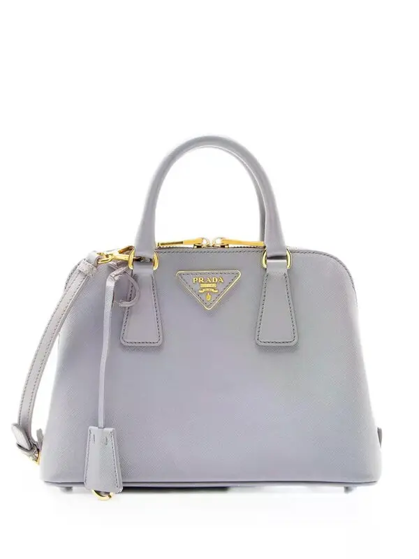 Prada Saffiano Promenade Small Satchel Bag - Purple