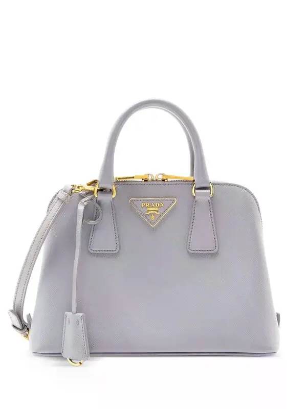Prada Saffiano Promenade Small Satchel Bag - Purple